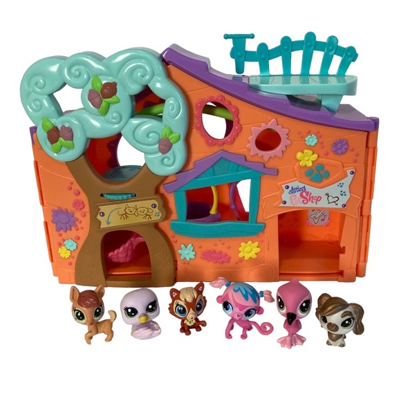 Littlest Pet Shop | Toys | Littlest Pet Shop Lps Clubhouse Playset Tree ...